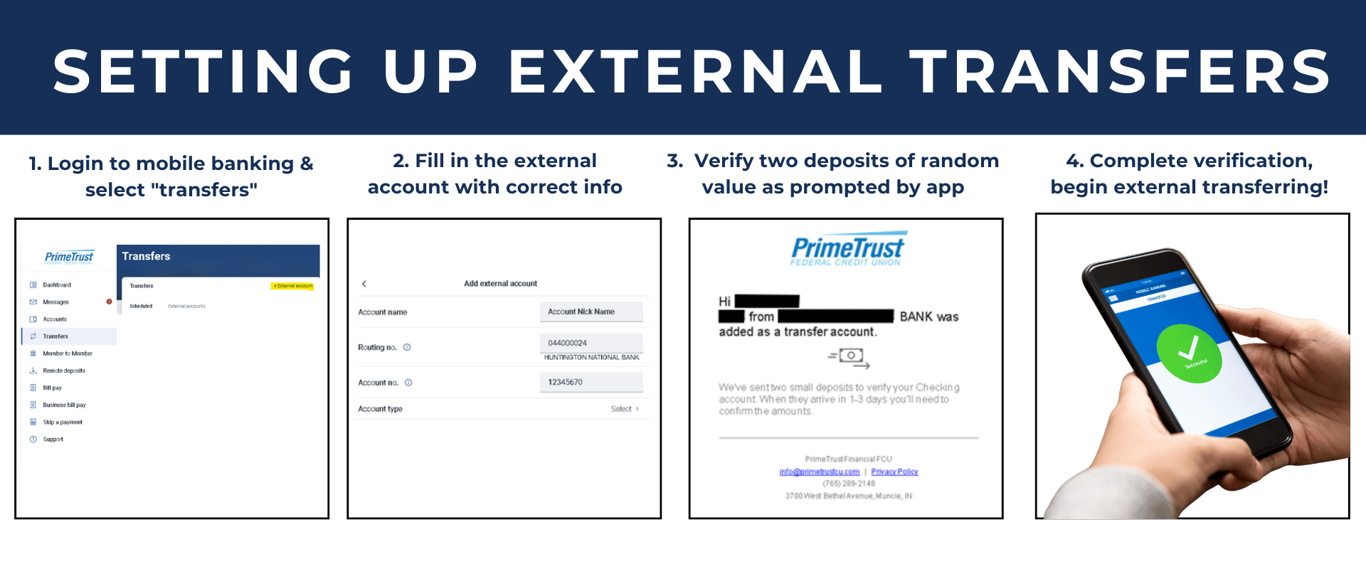 External Account Transfer | Prime Trust Financial Credit Union